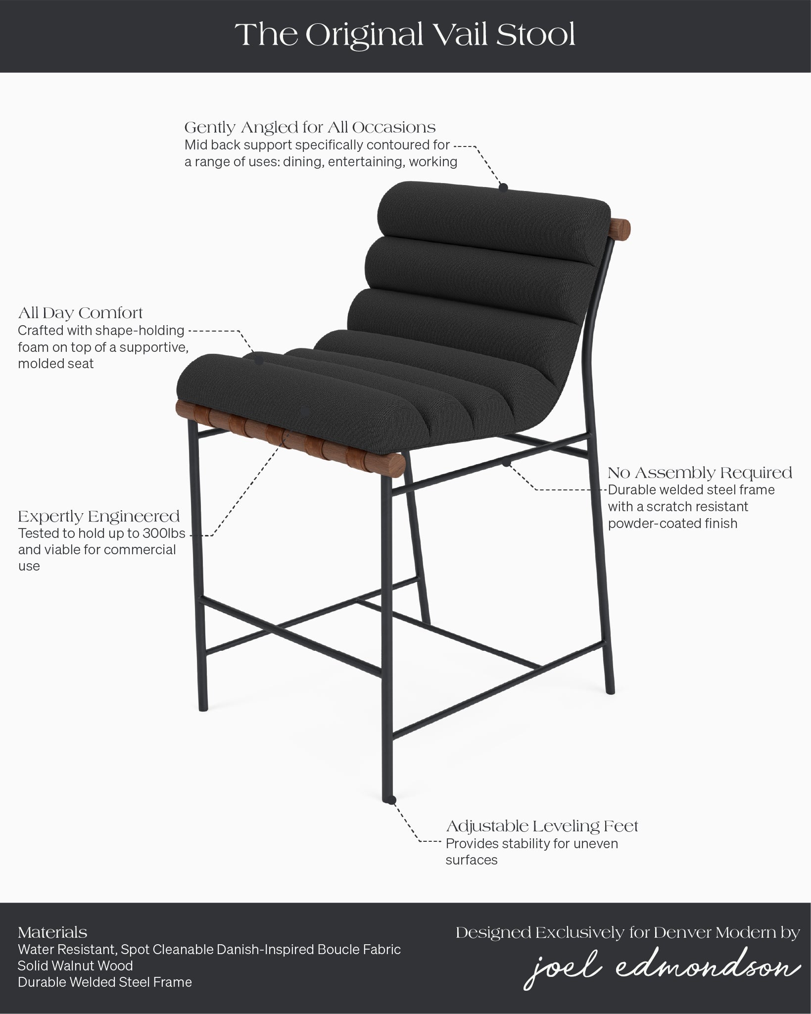 Denver Modern – Bar & Counter Stools | Modern & Timeless Seating