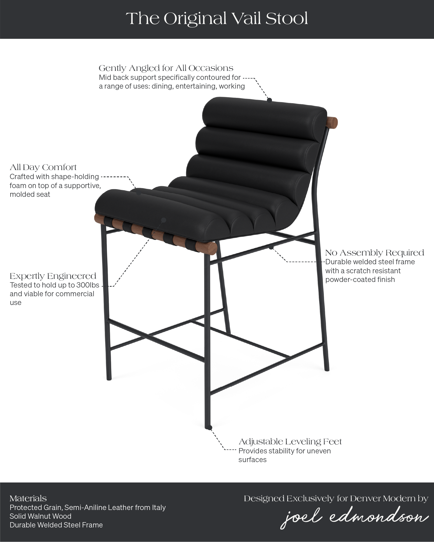 Denver Modern – Bar & Counter Stools | Modern & Timeless Seating