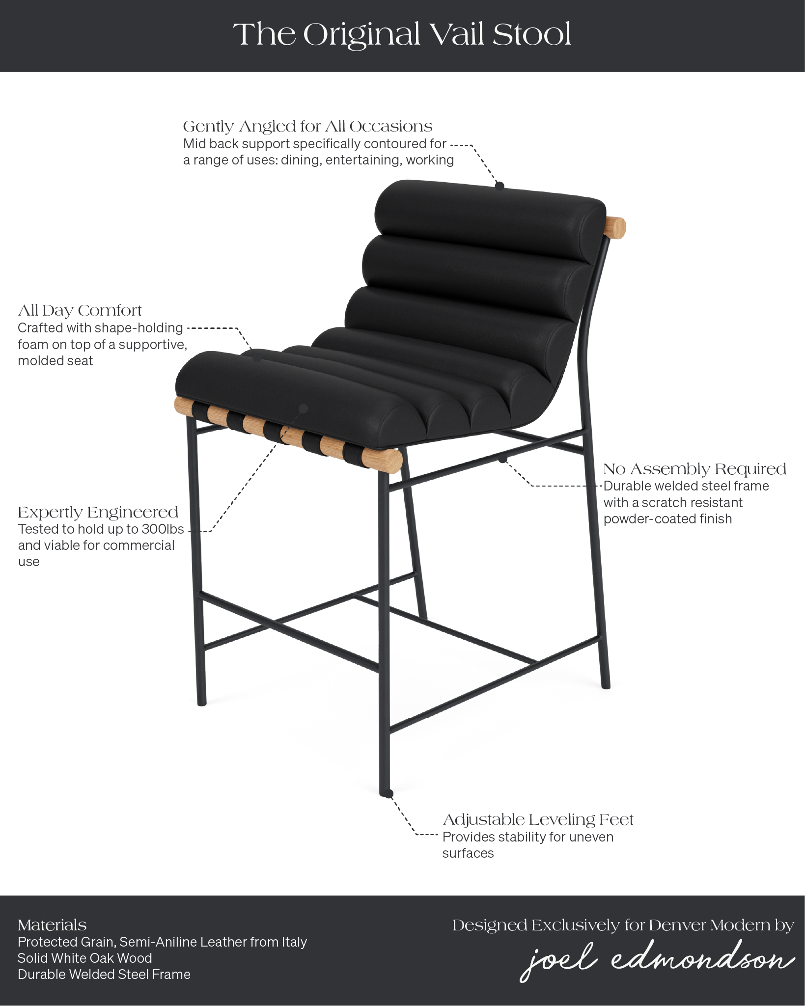 Denver Modern – Bar & Counter Stools | Modern & Timeless Seating