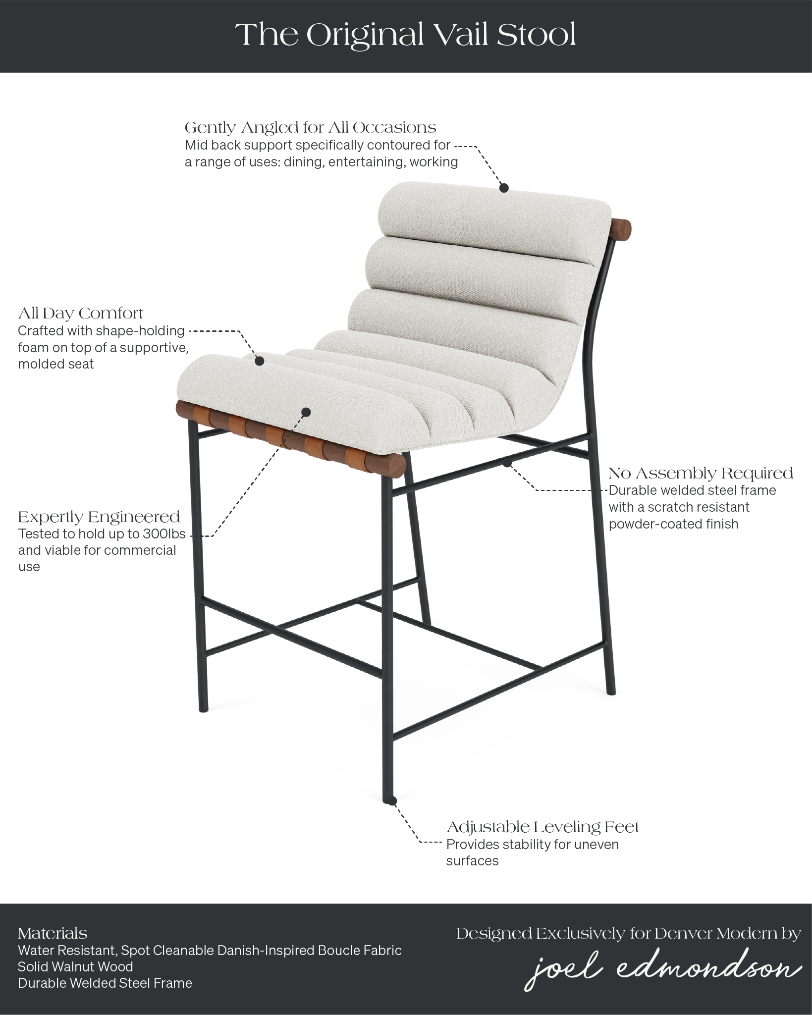 Denver Modern – Bar & Counter Stools | Modern & Timeless Seating