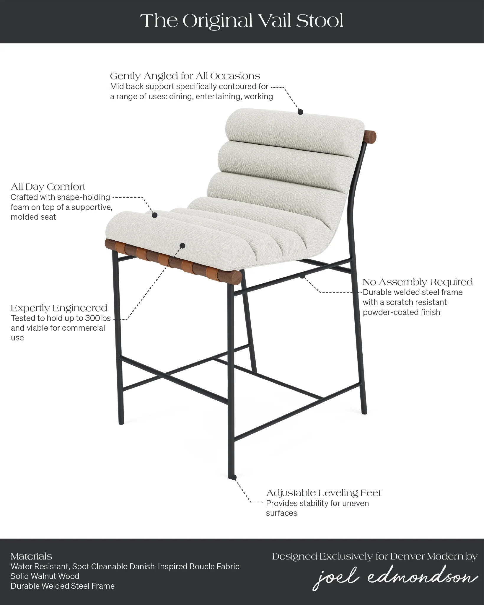 Denver Modern – Bar & Counter Stools | Modern & Timeless Seating