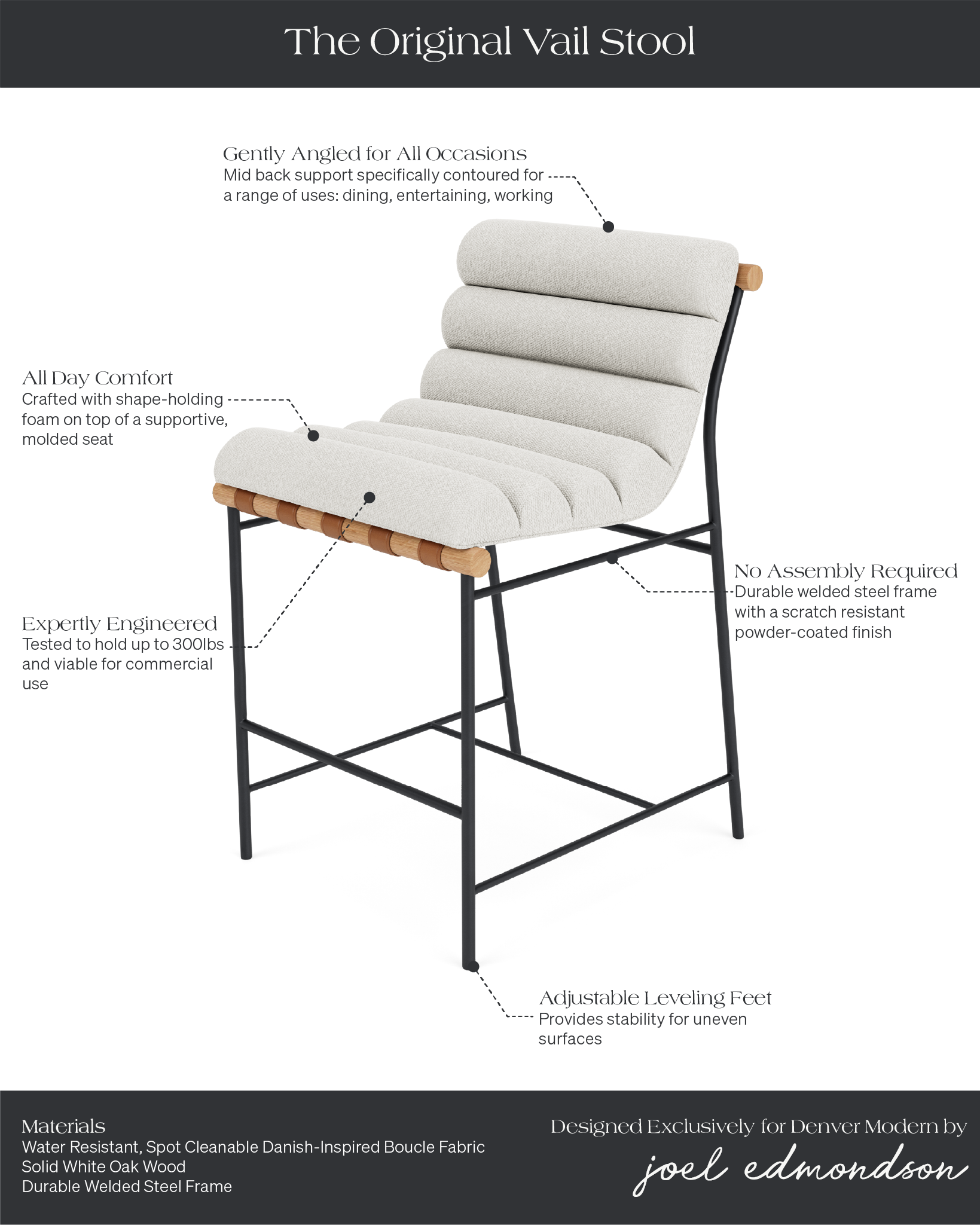 Denver Modern – Bar & Counter Stools | Modern & Timeless Seating