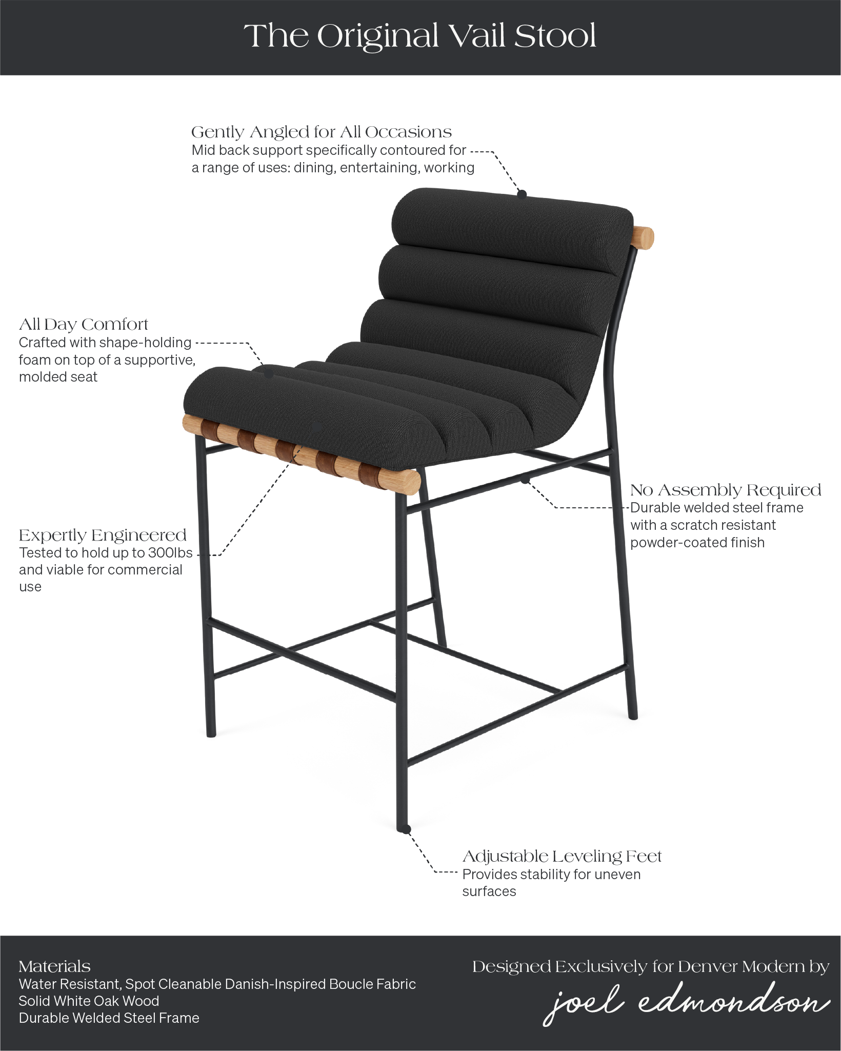 Denver Modern – Bar & Counter Stools | Modern & Timeless Seating